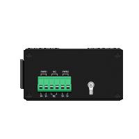 China Olycom Solar PoE Switch 4 Port DIN Rail Gigabit Unmanaged DC24V Input for sale