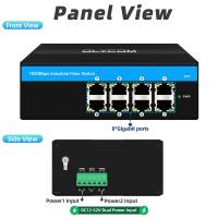 China Gigabit 8 Port Ethernet Switch E-Mark Industrial Network Switch for Outdoor Use for sale