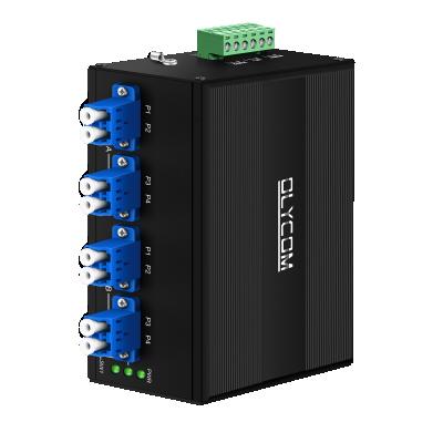China Fiber Optical Bypass Switch with AC/DC Dual Power Input LC/SC Connector and SM/MM Fiber Type for High Reliability for sale
