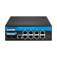 China 8 Port Ruggedized Optical Bypass Managed Switch Gigabit Ethernet with PoE 240W Budget CE for sale