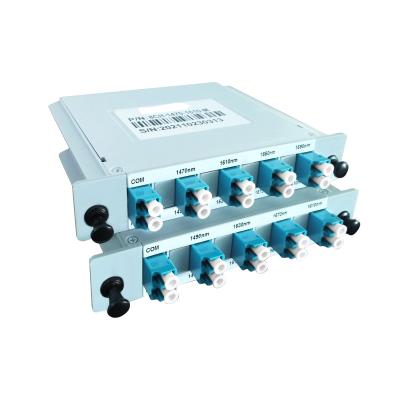 China 12 Port CWDM Mux DeMux Passive Fiber Optic Multi-Channel For WDM Systems ABS Case for sale