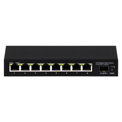 China Unmanaged 2.5G Ethernet Switch with 60Gbps Backplane Bandwidth and 10G Uplink SFP Port for Business Networks for sale