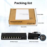 China Unmanaged 2.5G Ethernet Switch with 60Gbps Backplane Bandwidth and 10G Uplink SFP Port for Business Networks for sale