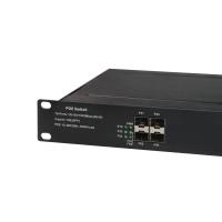 China 16 Port Industrial PoE Switch Gigabit Fiber Network Unmanaged 1U Rack 220V Input CE for sale