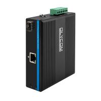 China Fast Ethernet Fiber Media Converter Industrial 10/100Mbps Unmanaged IP40 Rated CE FCC for sale
