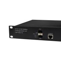 China 16 Port Industrial Managed Ethernet Switch Gigabit L2+ Manageable Vitesse 220V Input for sale