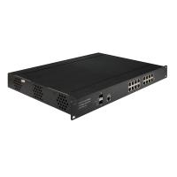China 16 Port Industrial Managed Ethernet Switch Gigabit L2+ Manageable Vitesse 220V Input for sale