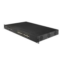 China 16-Port 1G 2.5G Managed PoE Switch Rack Mounted SFP Uplinks Fanless AC Powered for sale