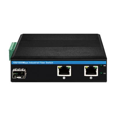 China Industrial Fiber Optic Switch Fast Ethernet SFP Slot Unmanaged DC12V DC24V IP40 Rated for sale