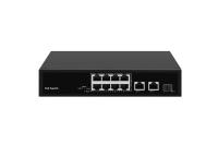 China 8 Port 10/100Mbps PoE Switch 120W Gigabit Network SFP Uplink Unmanaged AC Powered CE for sale