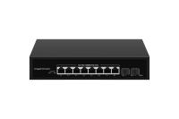 China 8 Port Gigabit PoE Switch SFP Uplink AC Powered Unmanaged 120W Budget Fanless for sale