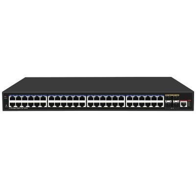 China 52-Port L3 Managed PoE Switch With 10G Uplink For Enterprise Networks 400W Budget CE for sale