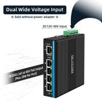 China Industrial Solar PoE Switch DC12-48V 240W Web Managed Network Switch for Cctv Systems for sale