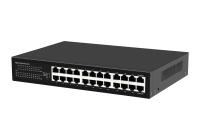 China 24-Port Gigabit Ethernet Switch with Smart Modes  Fanless Desktop type AC Input for sale