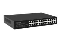 China 24-Port Gigabit Ethernet Switch with Smart Modes  Fanless Desktop type AC Input for sale