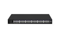 China 48-Port Gigabit Ethernet Switch SFP Fiber Uplinks Unmanaged Rack Mounted 220V Input CE Listed for sale