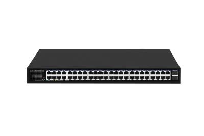 China 48-Port Gigabit Ethernet Switch SFP Fiber Uplinks Unmanaged Rack Mounted 220V Input CE Listed for sale