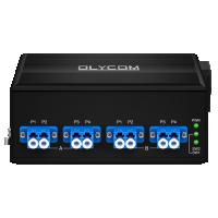 China Fiber Optical Bypass Switch with AC/DC Dual Power Input LC/SC Connector and SM/MM Fiber Type for High Reliability for sale