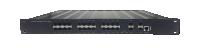 China 28-PORT 10G MANAGED ETHERNET SWITCH FULL FIBER SLOTS AC DC INPUT FANLESS RACK MOUNTED CE for sale