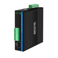 China 4 Port Contact Closure Fiber Optic Transceiver Bidi Transport for Industrial Monitoring CE for sale