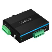 China 4 Port Contact Closure Fiber Optic Transceiver Bidi Transport for Industrial Monitoring CE for sale