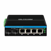 China 2.5G Industrial PoE Switch 4 Port With 10G Uplinks Unmanaged Realtek Based DIN Rail for sale