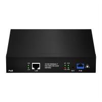 China Gigabit Single-Port XPON PoE ONU EPON/GPON 802.3at 30W AC100-240V Desktop FTTH ONT for sale
