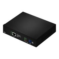 China Gigabit Single-Port XPON PoE ONU EPON/GPON 802.3at 30W AC100-240V Desktop FTTH ONT for sale