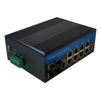 China 8-Port Industrial Managed PoE Switch 2.5G Fiber Uplink 240W Power DIN-Rail PoE Management for sale