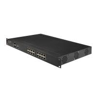 China 10/100/1000m Network Industrial Managed Ethernet Switch 2SFP Fiber 16RJ45 Ports for sale