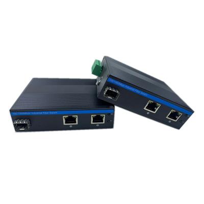 China Hardened Network Switch 10/100Mbps Fiber Fast Ethernet Unmanaged IP40 DC12V DC24V for sale