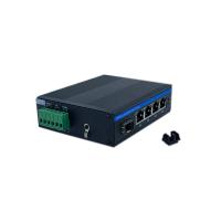 China Industrial POE Switch with 1 SFP Port and 4 RJ45 Ports for DIN Rail Installation for sale