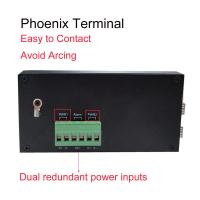 China 12VDC Industrial Switch 8 Port , IM-FS180GW Protection Degree Din Rail Ethernet Switch for sale