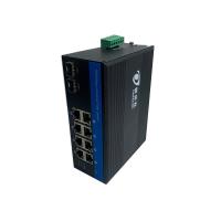 China 3 Years Warranty Industrial Unmanaged POE Switch 2 Fiber SFP To 8 UTP Port for sale