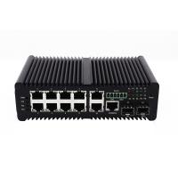 China Gigabit Ethernet 40Gbps 8 Port Industrial Managed Poe Switch Up To 90W for sale