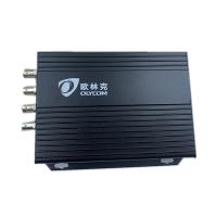 China 4 Port 1080P Video Over Ethernet Converter Coax Multimode Fiber Converter 12V for sale