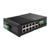 China Gigabit Ethernet 40Gbps 8 Port Industrial Managed Poe Switch Up To 90W for sale