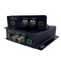 China Analog Video Media Converter With RS485/RS422 Data SM/MM Fiber Extension CE DC5V DC12V for sale
