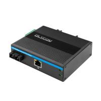China 60KM Industrial PoE Media Converter Gigabit Ethernet SC Fiber Duplex Unmanaged Mini Size for sale