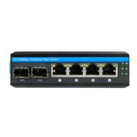 China Industrial Unmanaged POE Switch with 2 SFP Ports and 4 UTP for FCC and CE Compliance for sale