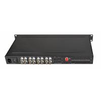 China 16 Port AHD/CVI/TVI Video Converter HD 1080P On Singlemode Fiber Optics AC 220V Input for sale