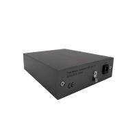 China 850nm Fiber Optic PoE Media Converter Gigabit Network Unmanaged Multimode SFP Cage for sale