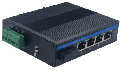 China 5 Port Industrial Network Switch Hub 10/100Mbps SC Connector Unmanaged Realtek Based for sale