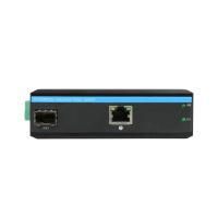 China Industrial PoE Media Converter 15.4W 30W Unmanaged Fast Ethernet DIN Rail CE Mini Size for sale