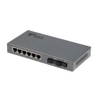 China Desktop Ethernet Switch With 6RJ45 Ports , DC5V1A 8 Port Optical Switch for sale