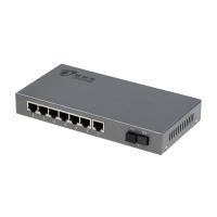 China Fast 7 Ports 120KM Fiber Optic Ethernet Switch hub Supports Single Dual Fiber for sale