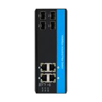 China 8 Port Gigabit Fiber Switch Industrial Network SFP Unmanaged CE IP40 Rated for sale