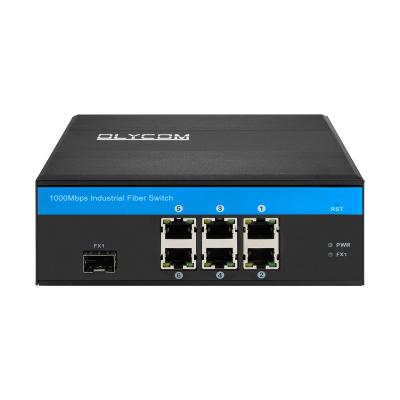 China IP40 POE Network Switch Gigabit Ethernet For Harsh Outdoor Environment for sale
