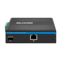 China DC48V DIN PoE Media Converter 100M SFP Fiber Fast Ethernet Unmanaged IEEE802.3Af/At for sale