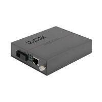 China Single Mode Fiber Media Converter 1.25G Ethernet WDM Optical Unmanaged 30W PoE for sale